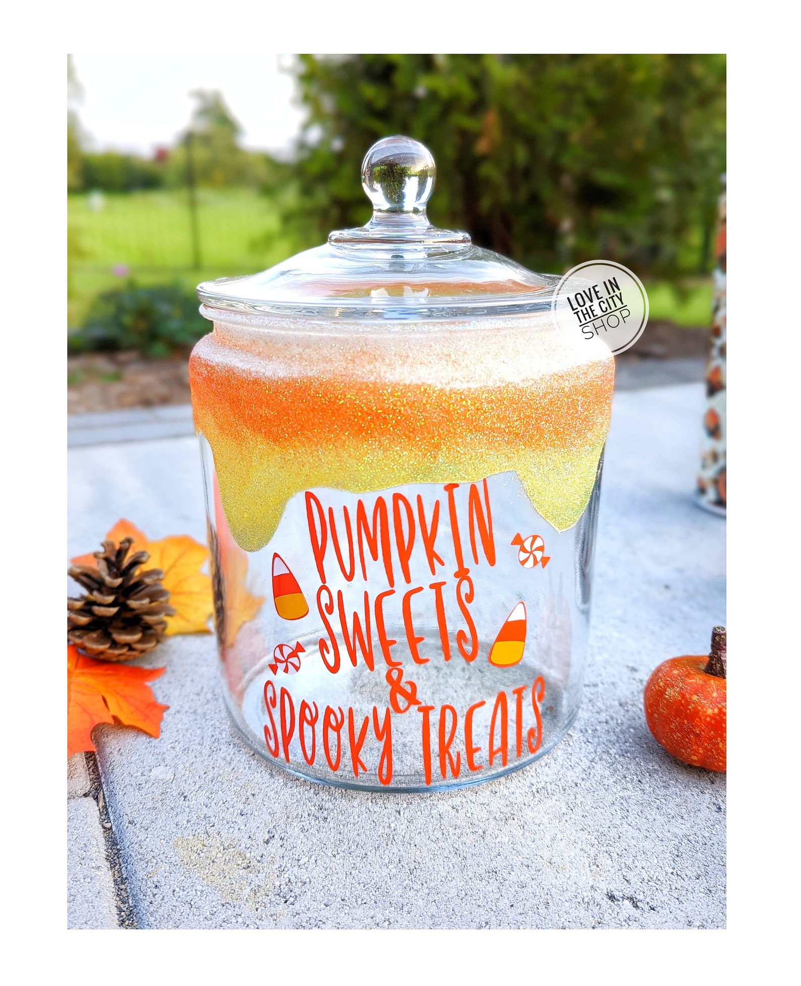 Halloween Candy Jar, Halloween Candy Bowl, Halloween Candy Container ...