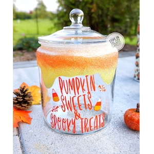Halloween Candy Jar, Halloween Candy Bowl, Halloween Candy Container ...