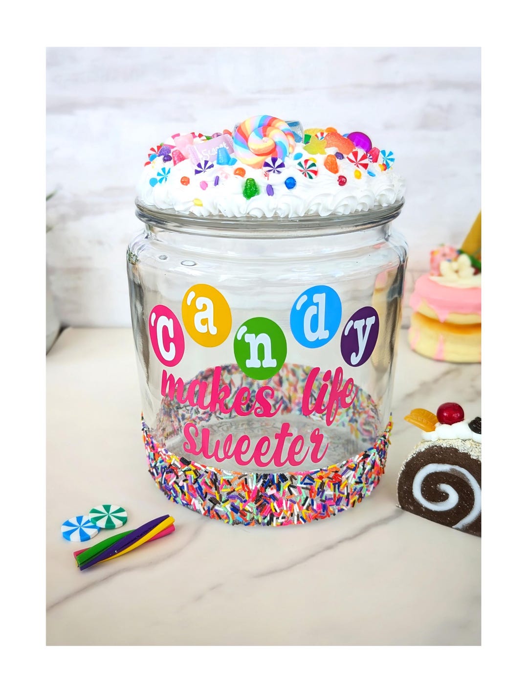 Funny Candy Jar, Office Candy Jar, Glass Candy Jar, Candy Bowl, Glass ...