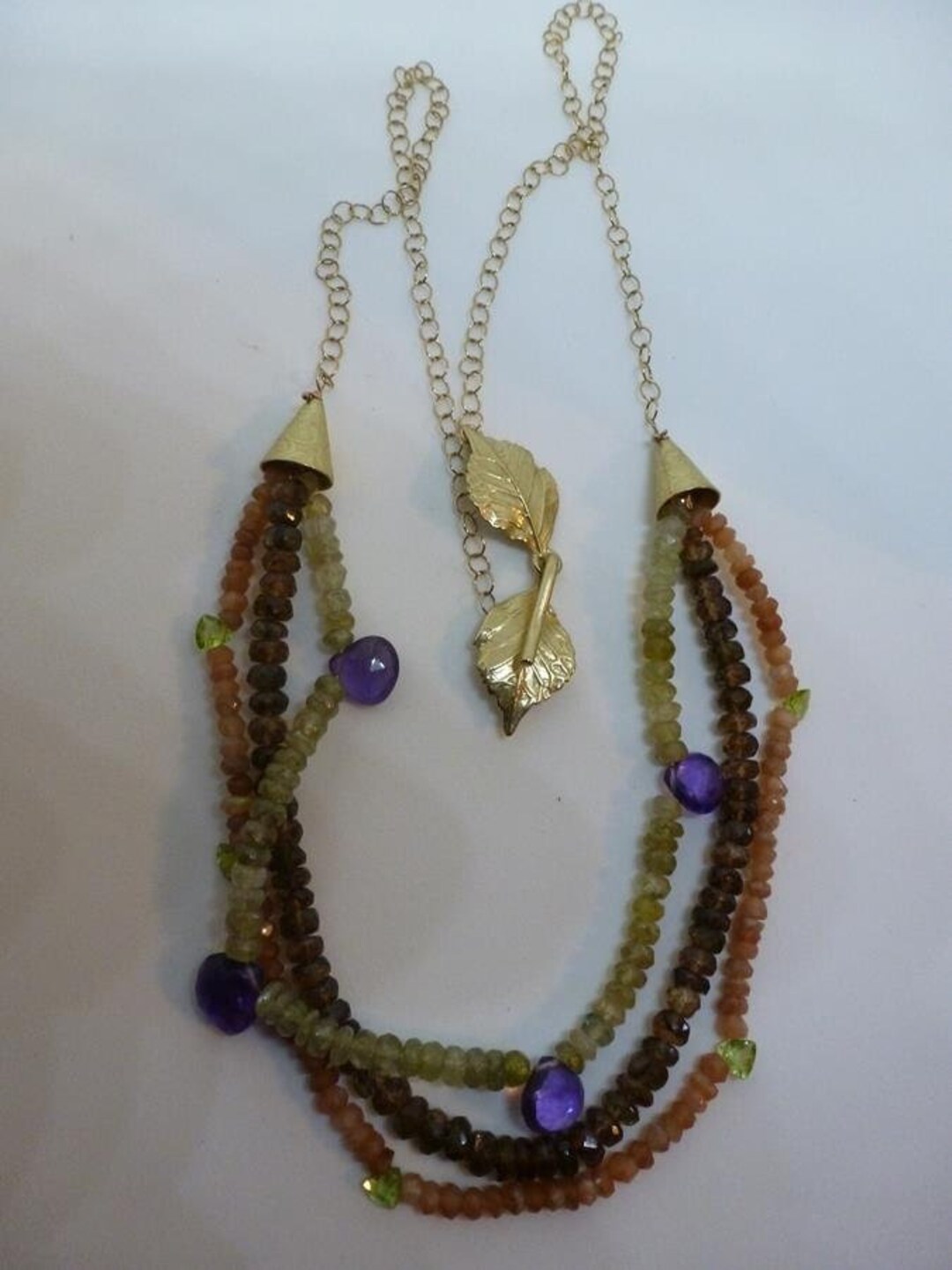 Gemalicious Necklace is a Layered Feast of Faceted Gems Gathered Into ...