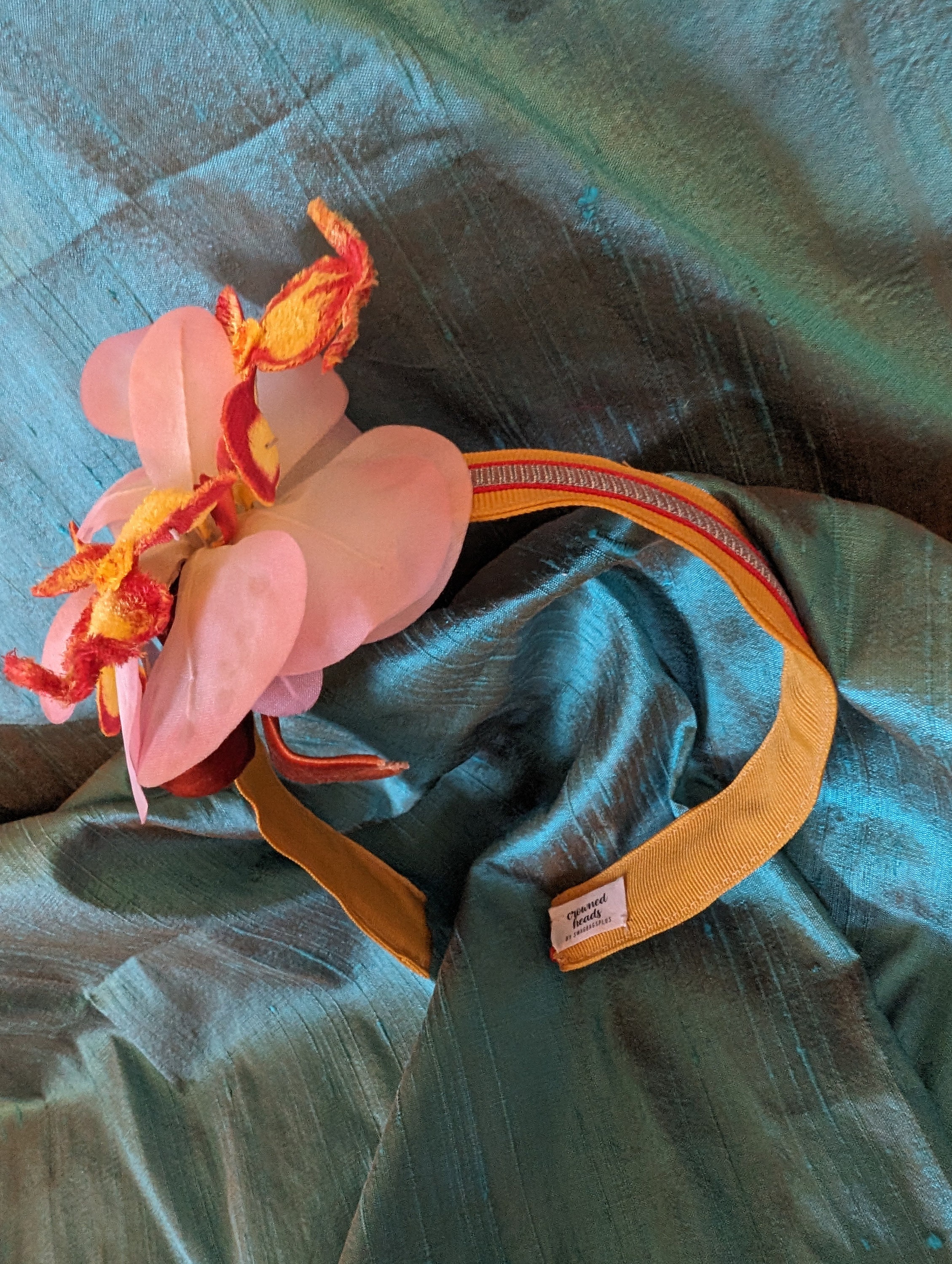 Vintage Orchid Headband is a Lovely Silk and Ribbon Beauty in Pink ...