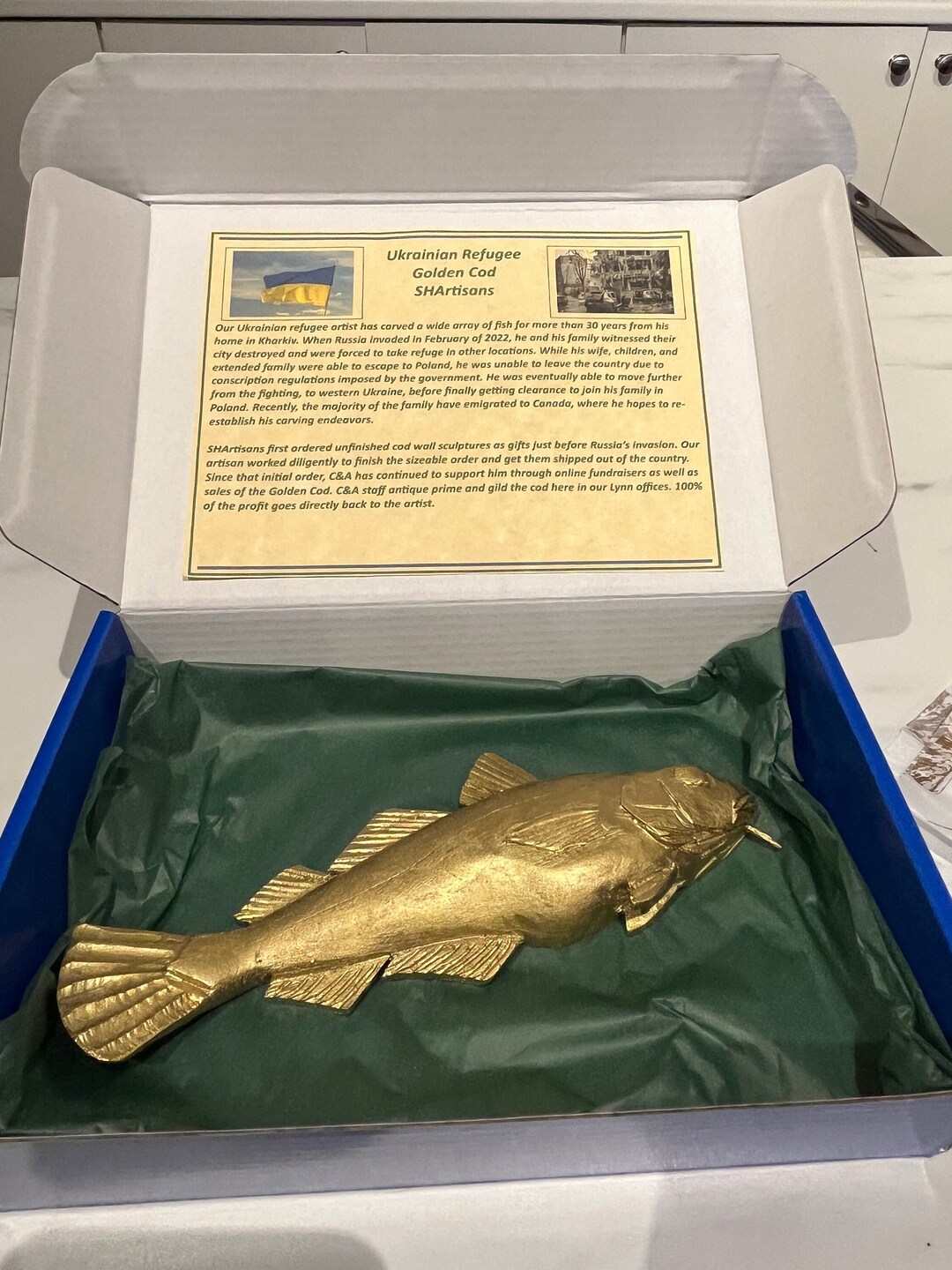 Golden Cod - Ukrainian Artisan - Etsy