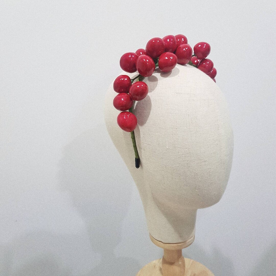 Boutiquebybrendalee Juicy Red Cherry Headband - Etsy