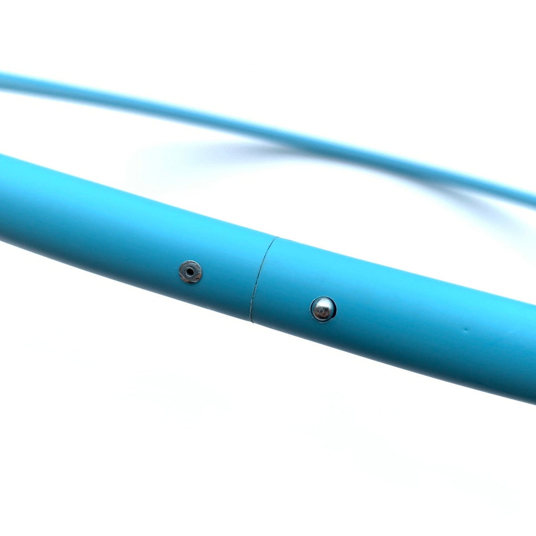 Sky Blue Polypro Hoop / Travel Hula Hoop With Push Button Connector ...