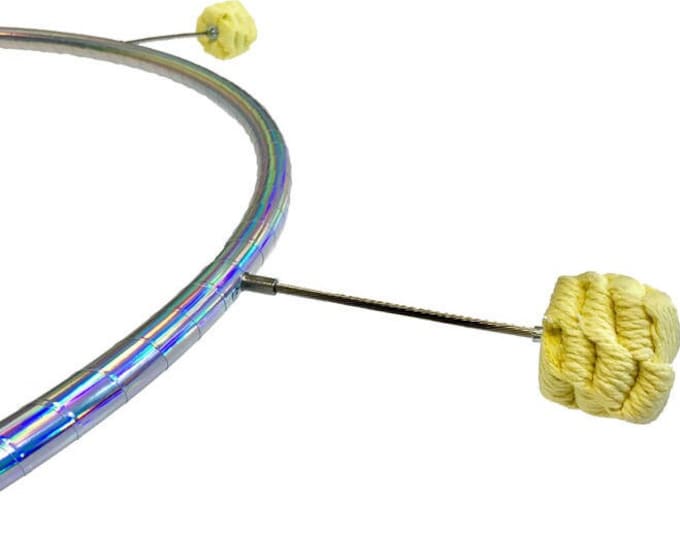 Holographic Taped Synergy Firehoop With Removable (screw-in) Wicks ...