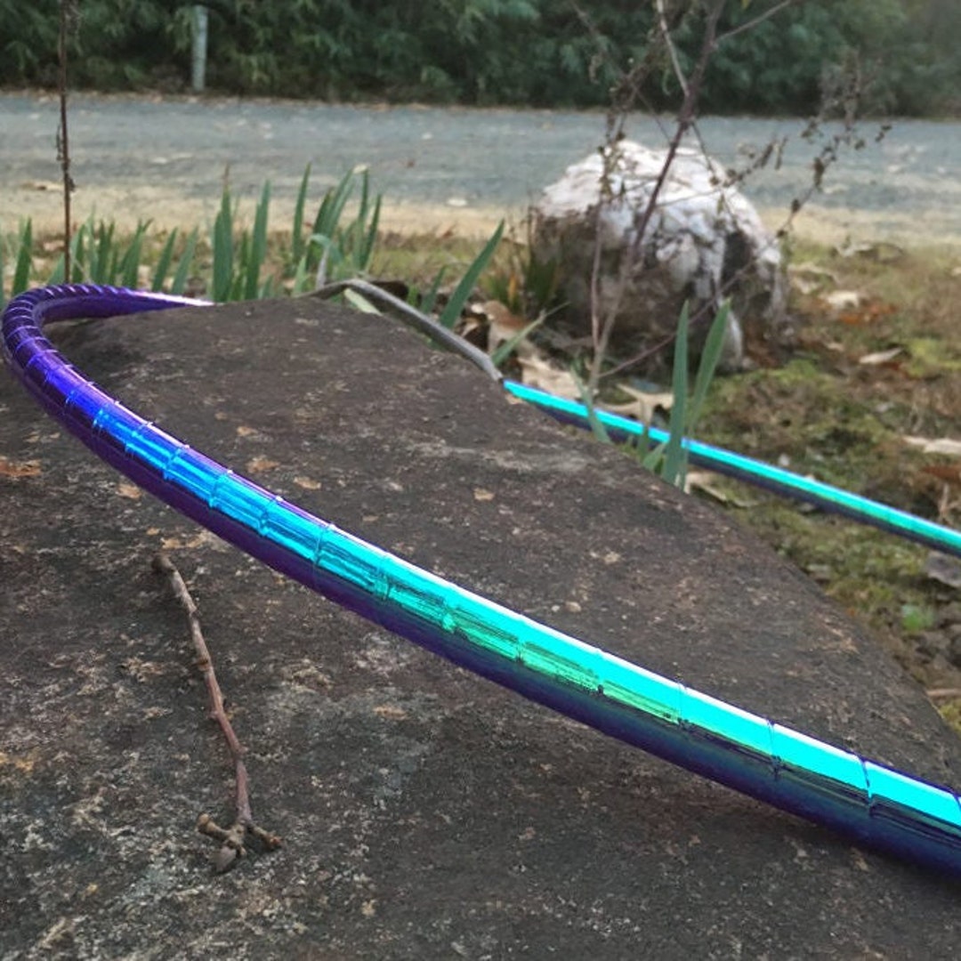 Orchid Taped Travel Hula Hoop / Fully Taped Performance Hoop / Morph ...