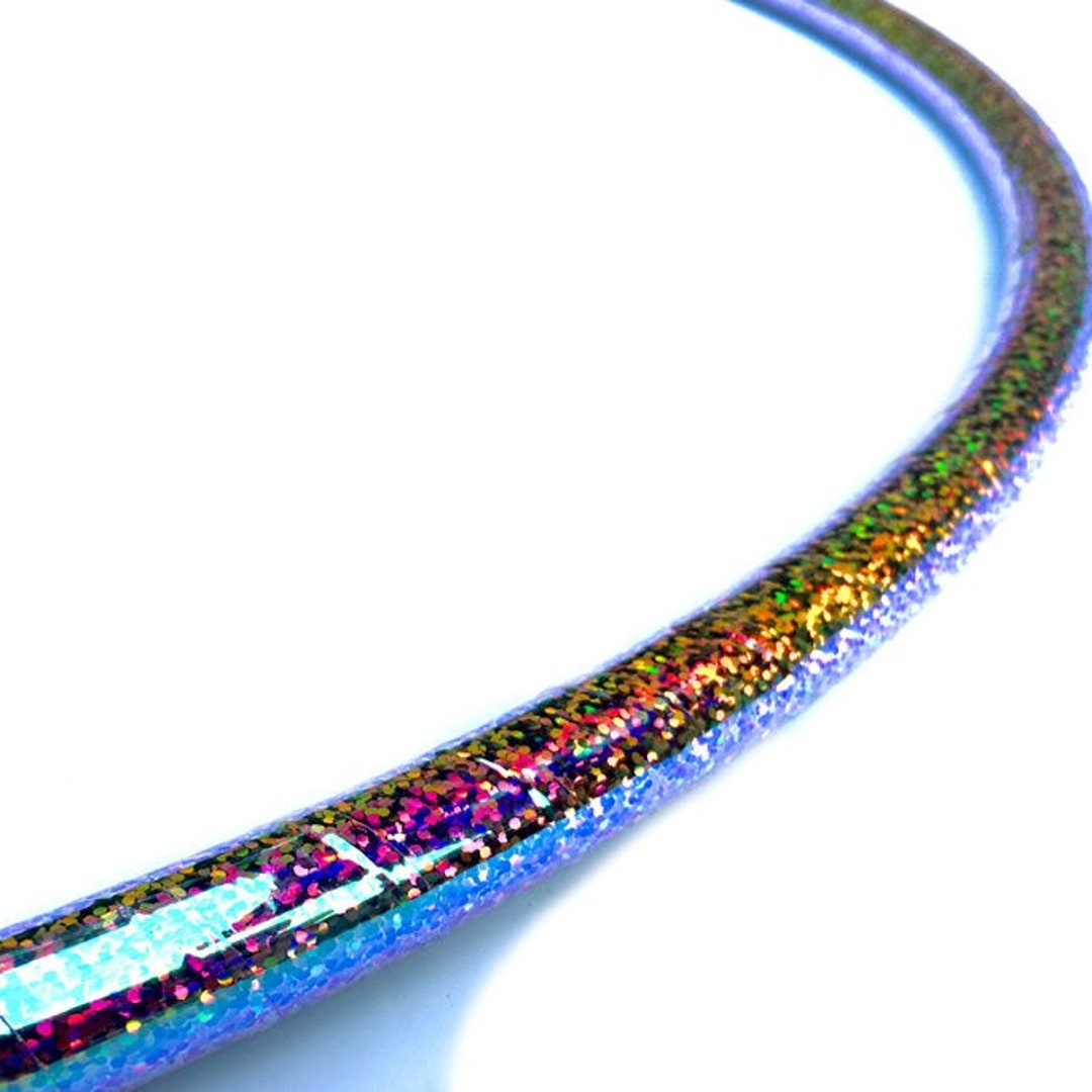 Infra-red Galaxy Taped Travel Hula Hoop / Fully Taped Performance Hoop ...