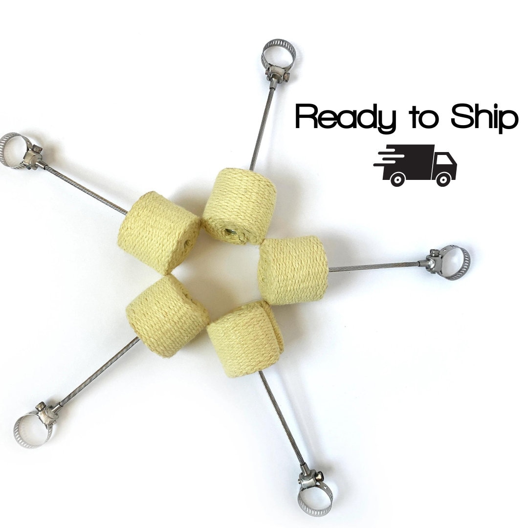 Multi Pack Quick Wicks ® Original / OG Clamp on Fire Wick / Add Kevlar Sleeves / Detachable Fire ...