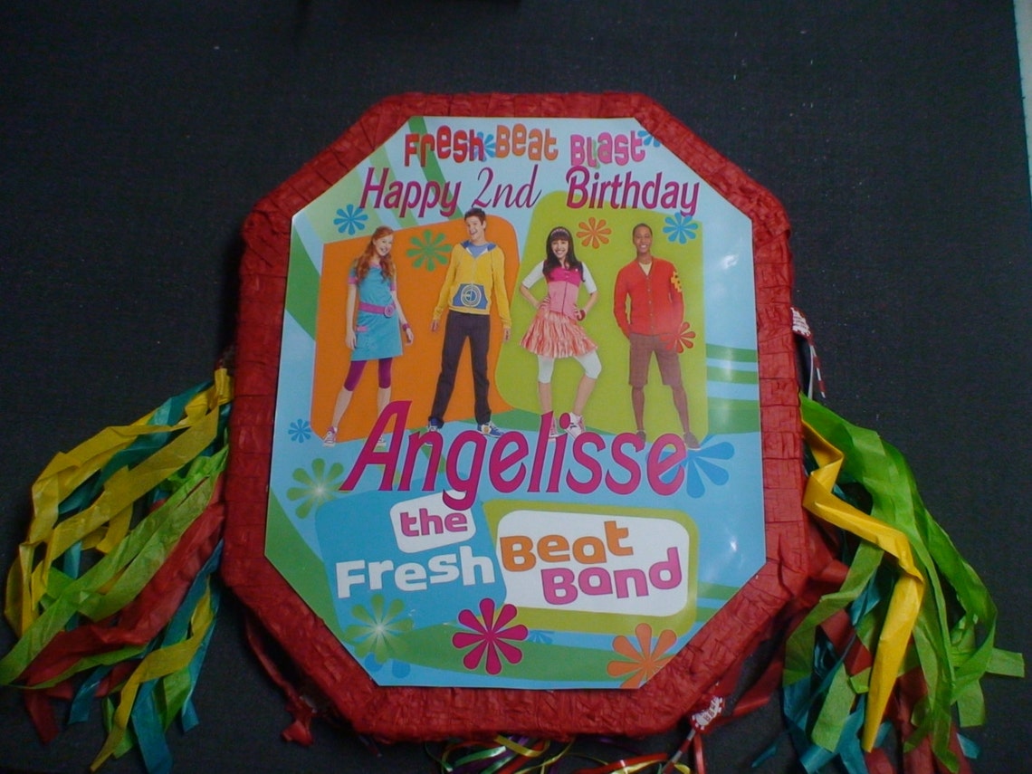 Piñata Fresh Beat Band, PJ Mask and Other Custom Piñata Large - Etsy