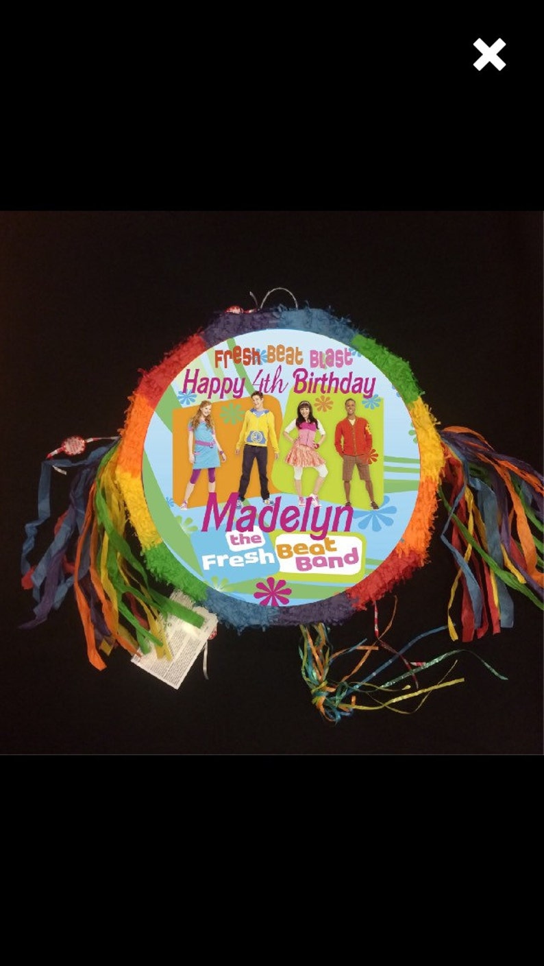 Piñata Fresh Beat Band, PJ Mask and Other Custom Piñata Large - Etsy
