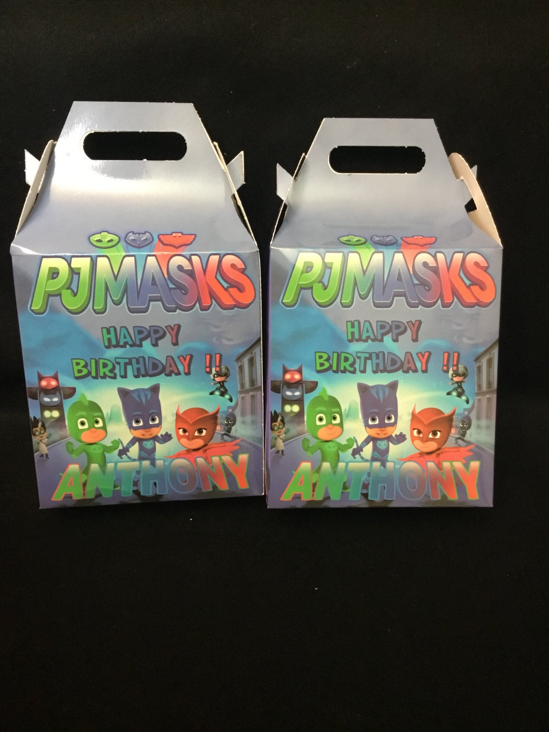 PJ Mask Custom Party Favor Box - Etsy