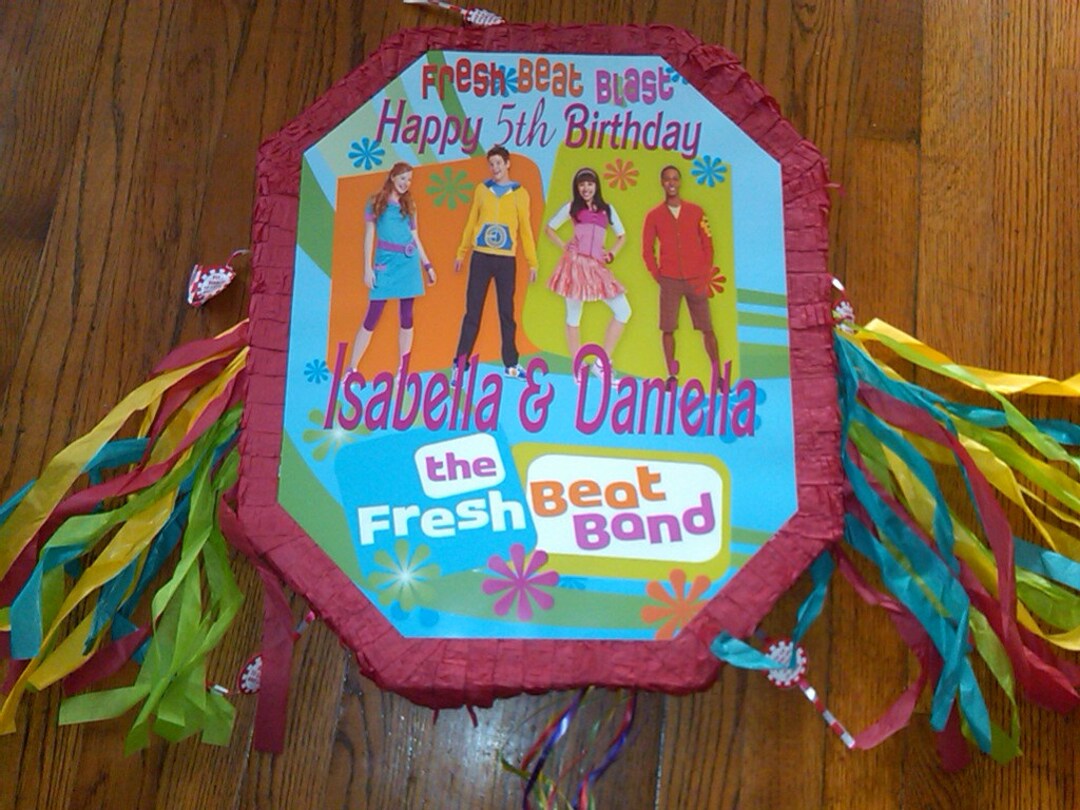 Piñata Fresh Beat Band, PJ Mask and Other Custom Piñata Large - Etsy