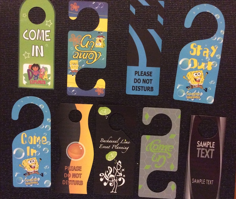 Custom Die Cut Door Hangers - Etsy
