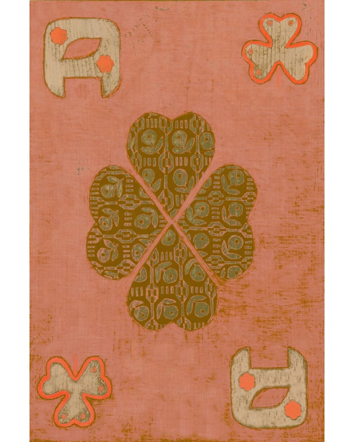 Ace of Clubs, Ace of Clovers, Clover Ace, Clover Playing Card, Playing ...