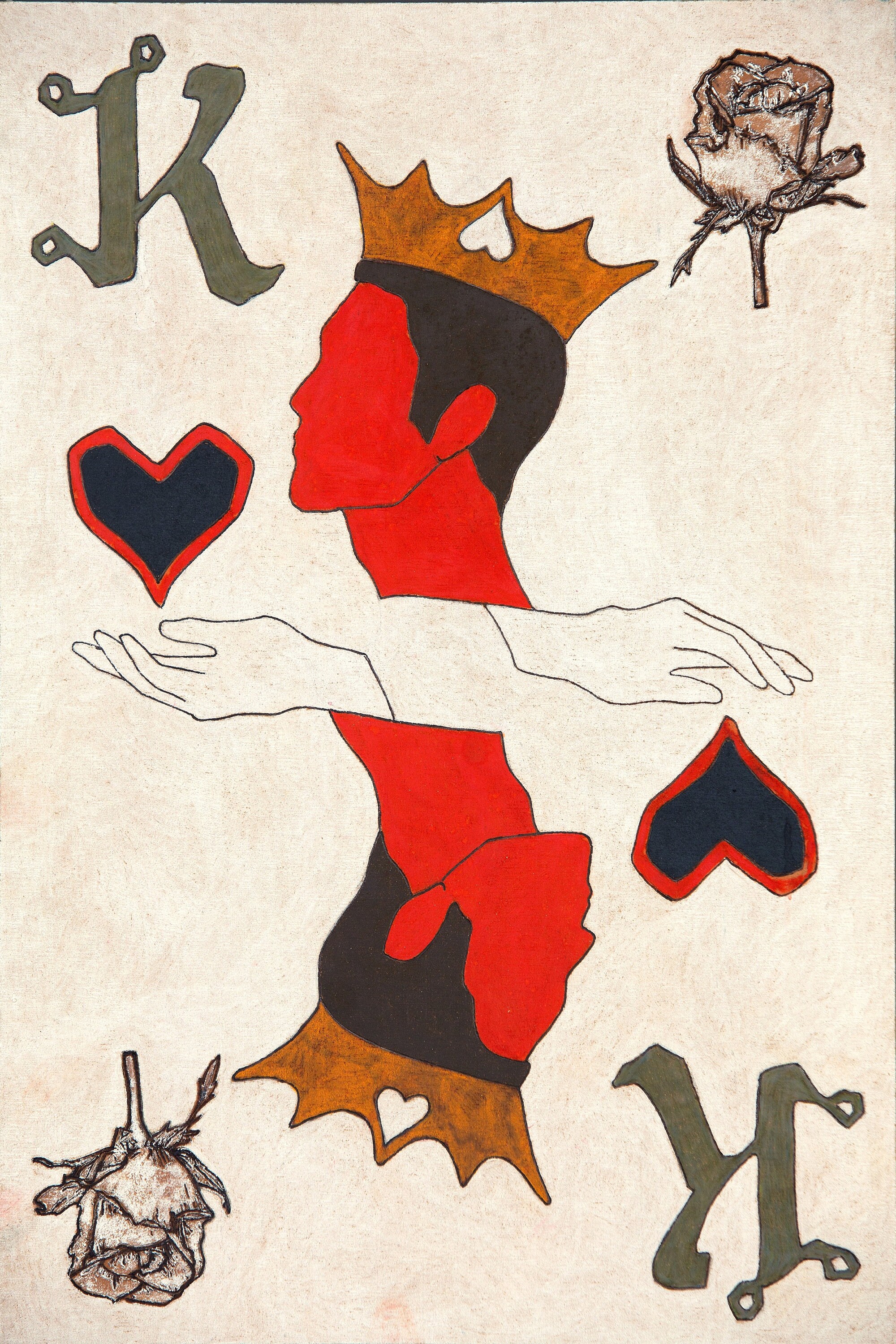 King Of Hearts Print