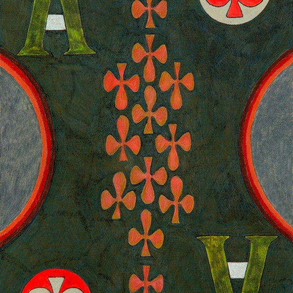 Ace of Clover Art - Etsy