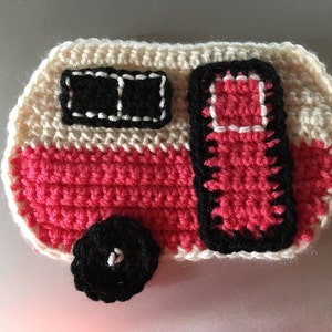 PATTERN Crochet Camper Applique Hot Pad Tutorial - Etsy