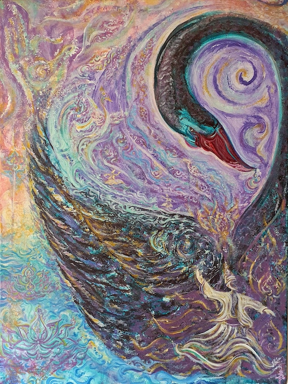 Atman Soul Derwish Original Painting in 60x80cm - Etsy