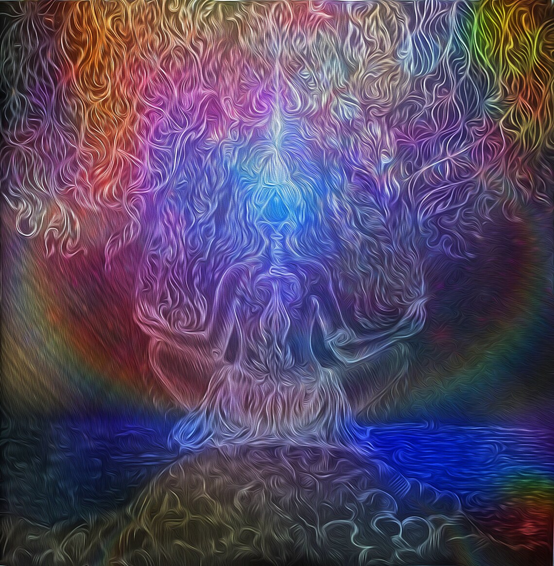 Cosmic Horizon- Colored Sketch - Artprint & Energised Unique Art - on ...