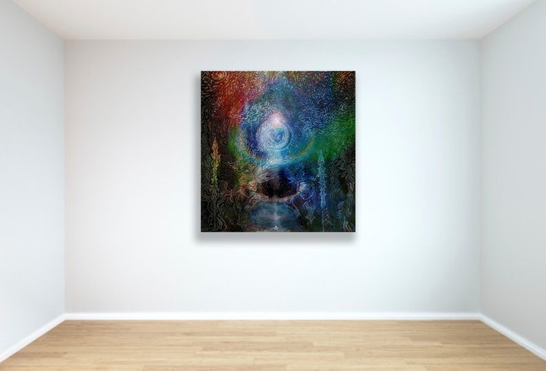 Initiation Ritual Colored Sketch Artprint & Energised Unique Art on ...