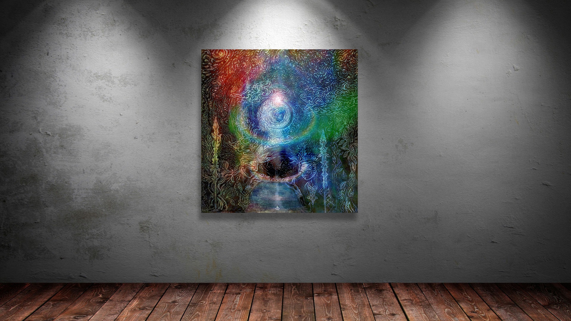 Initiation Ritual Colored Sketch Artprint & Energised Unique Art on ...
