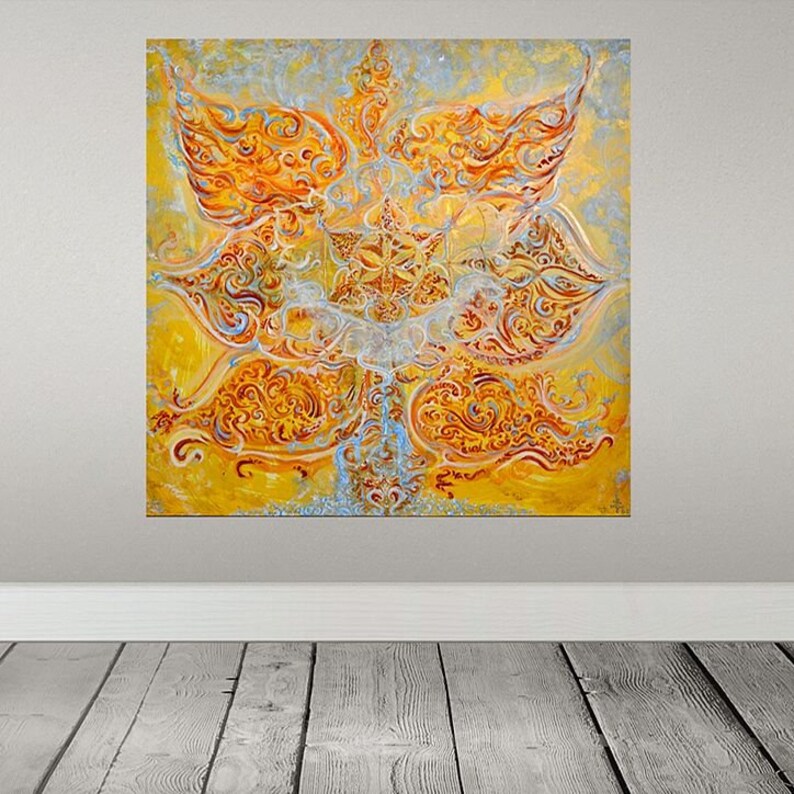 Svãdhishthãna Sacral Chakra Painting Water Element - Etsy