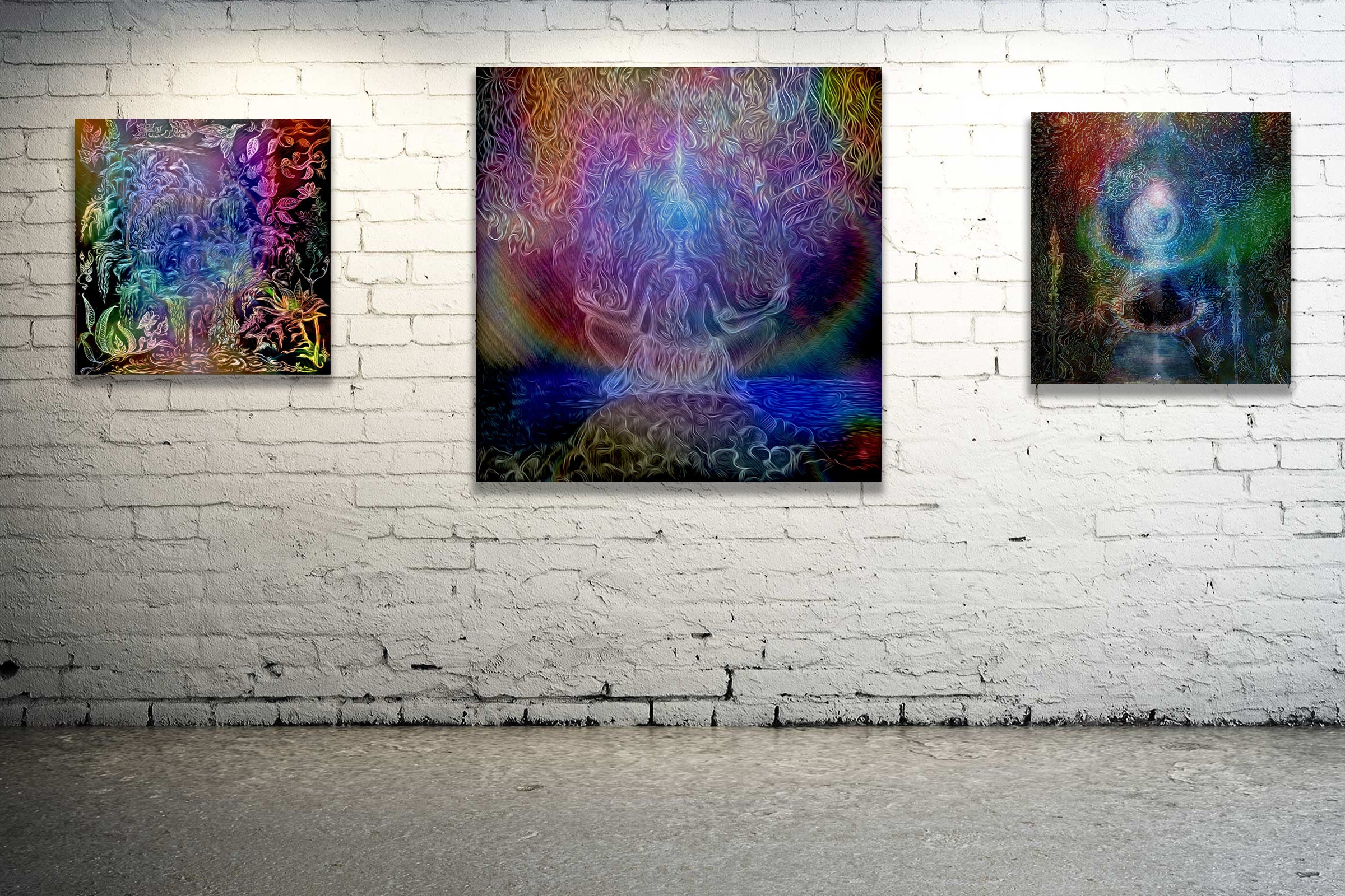 Initiation Ritual Colored Sketch Artprint & Energised Unique Art on ...