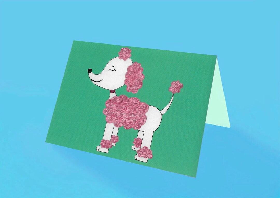 Preppy Pink Poodle - Etsy