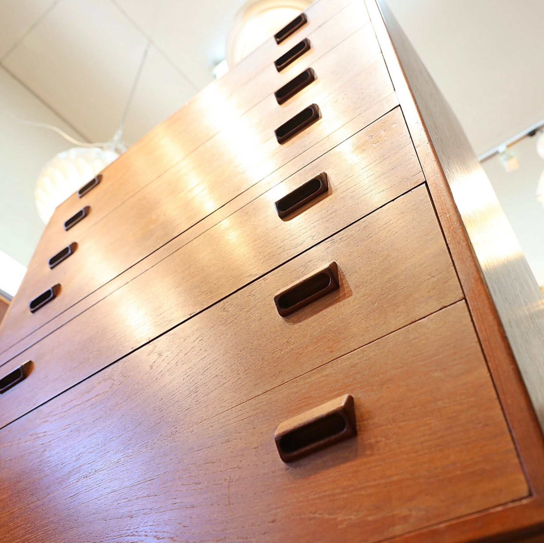 Tallboy With the Green Leg Tips by Børge Mogensen for Søborg ...