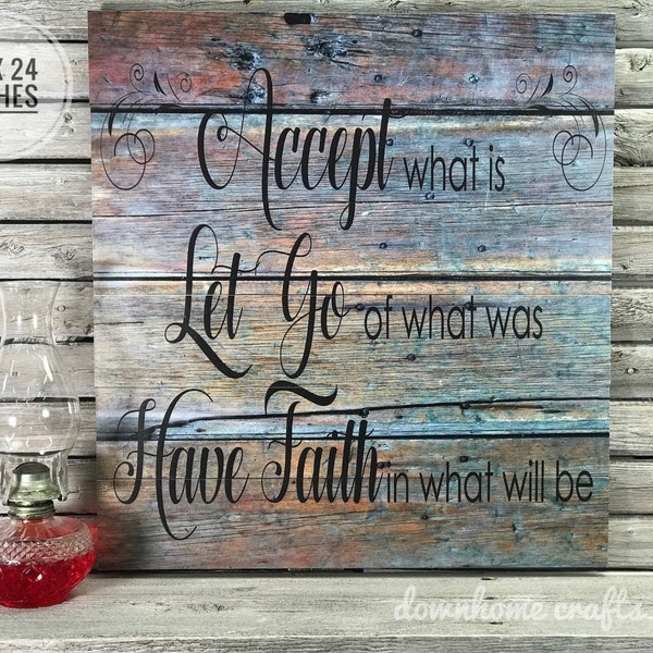 Accept What is Sign - Etsy