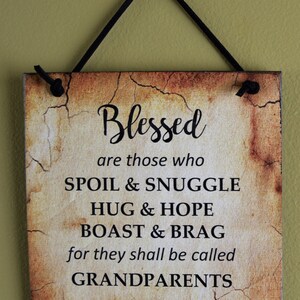 Blessed Are Those Who Spoil Sign - Etsy