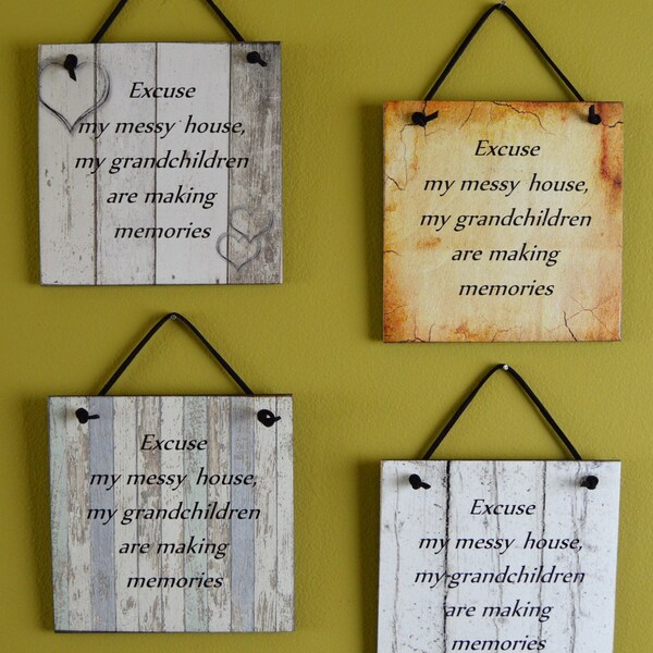 Messy House Sign - Etsy