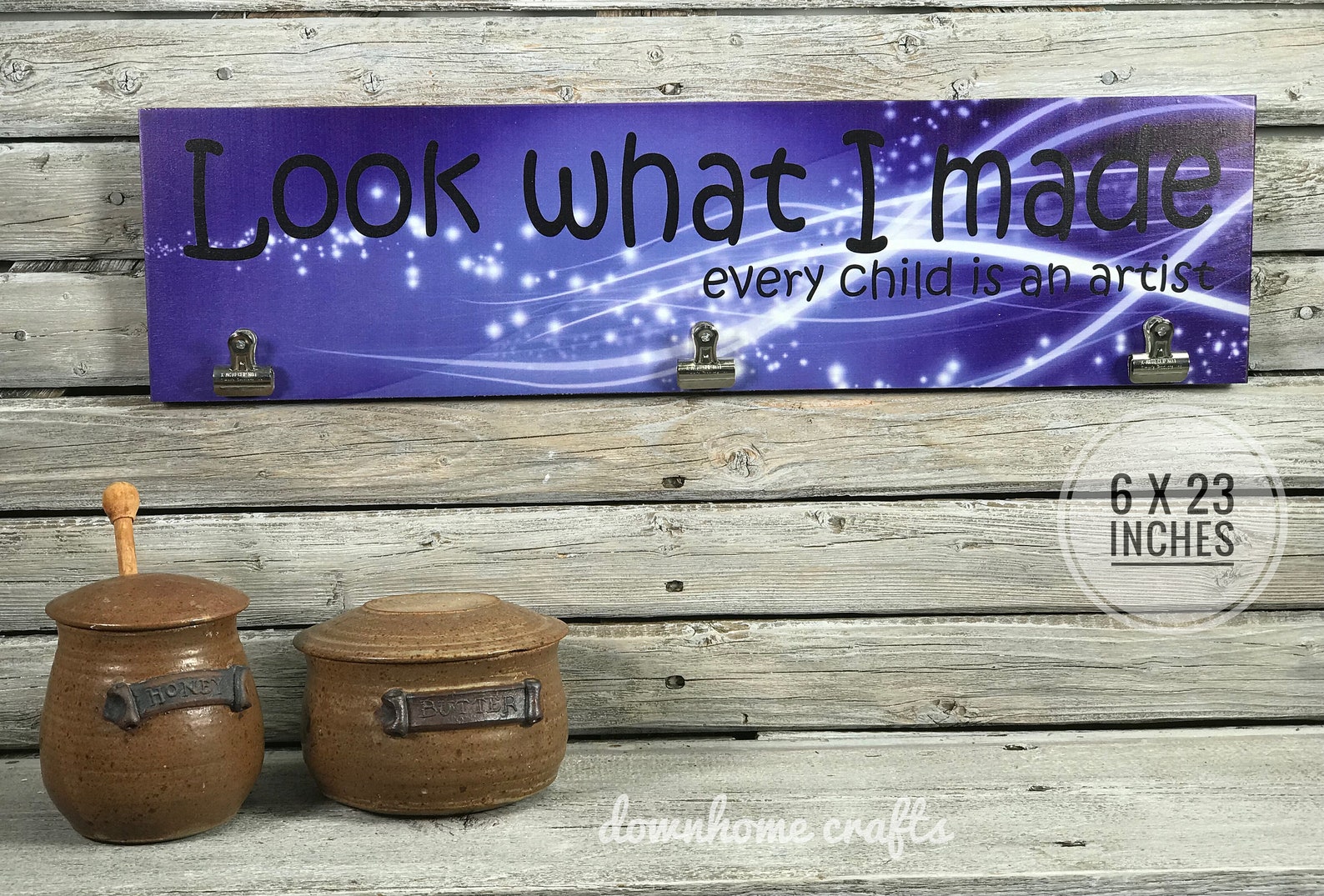 Hanging Artwork Sign Children's Artwork School Art - Etsy