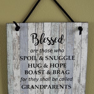 Blessed Are Those Who Spoil Sign - Etsy