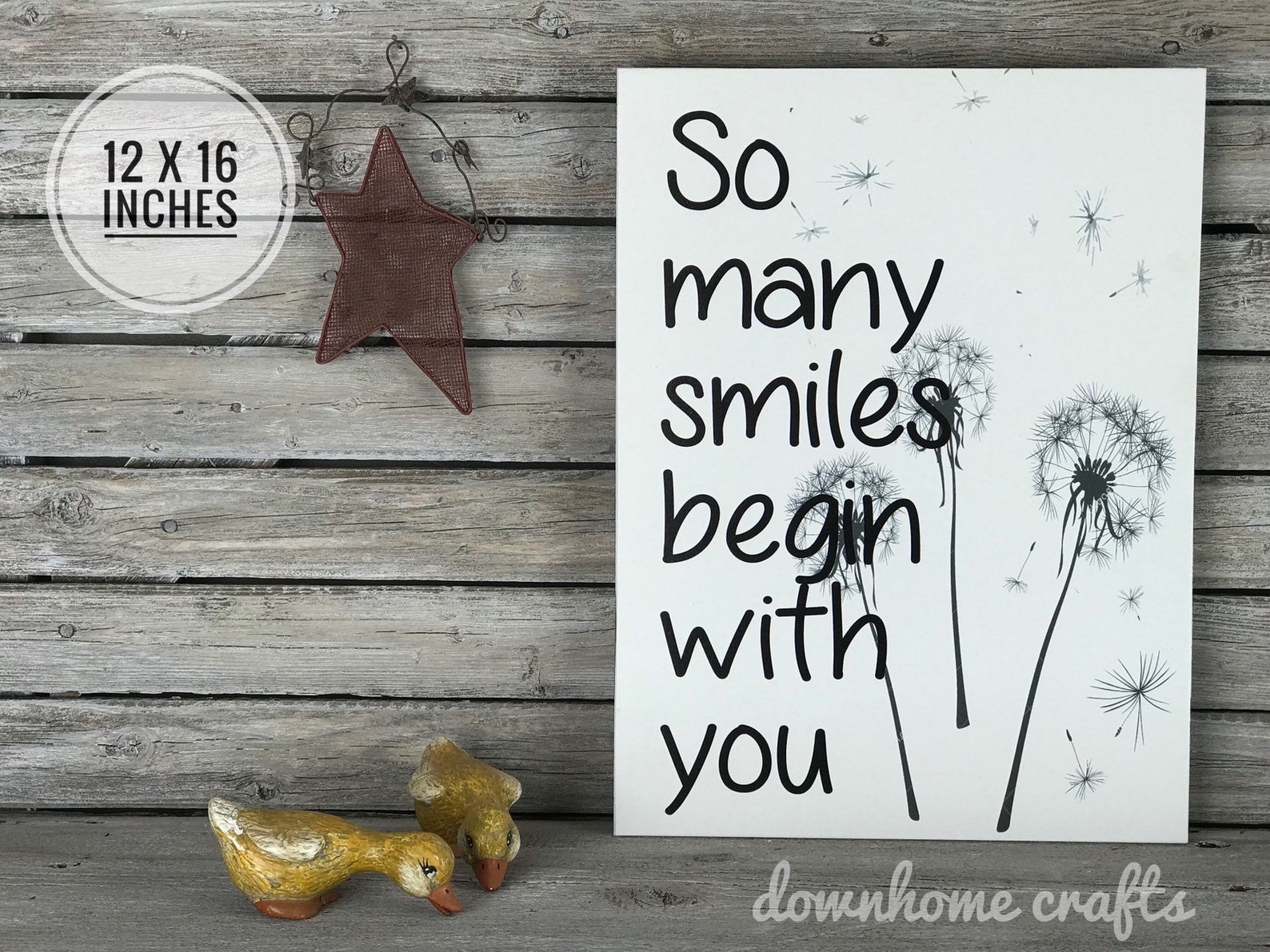 So Many Smiles 2 Styles Begin With You Sign Friend - Etsy