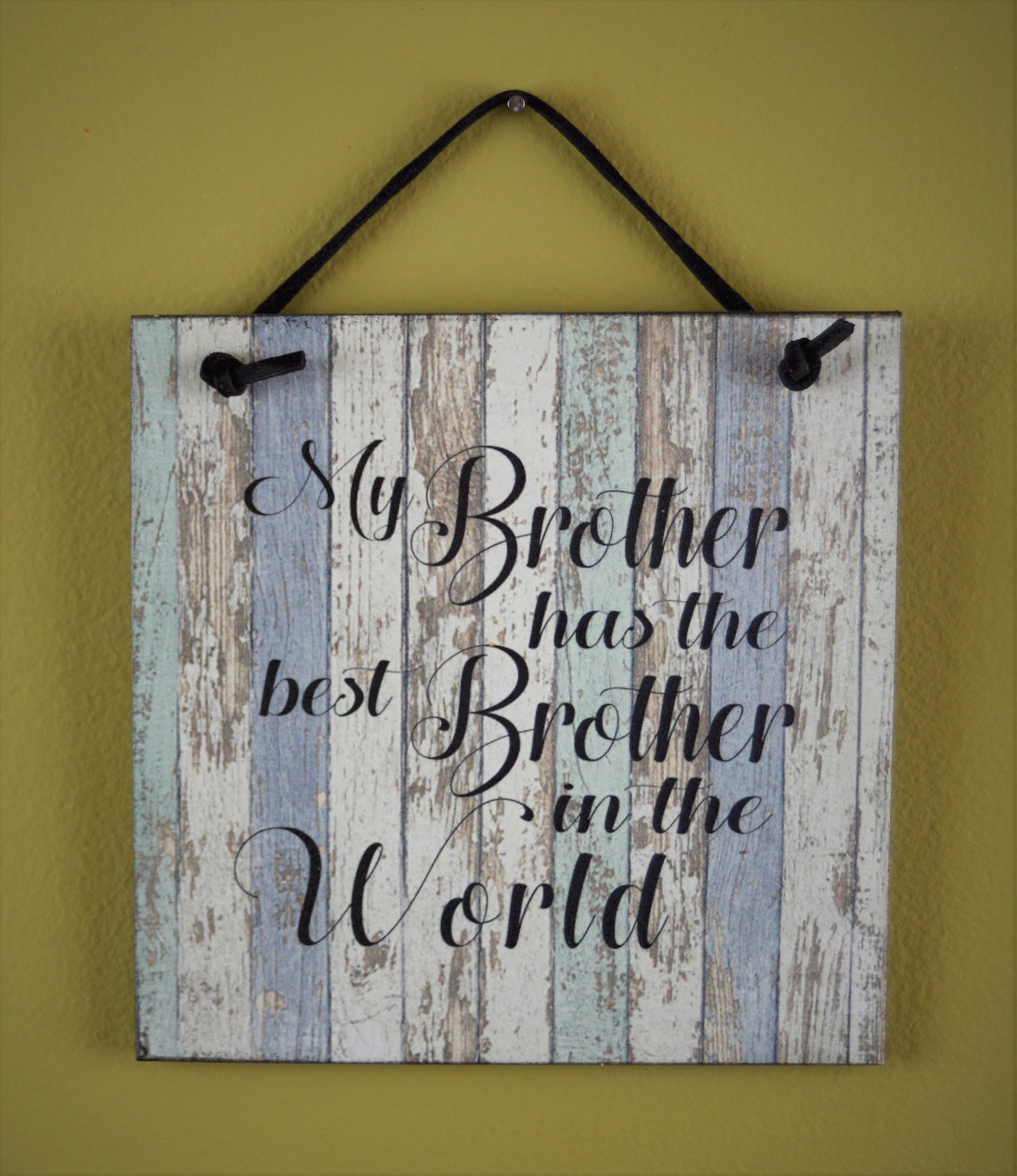 My Brother Has the Best Brother in the World Sign Humorous - Etsy