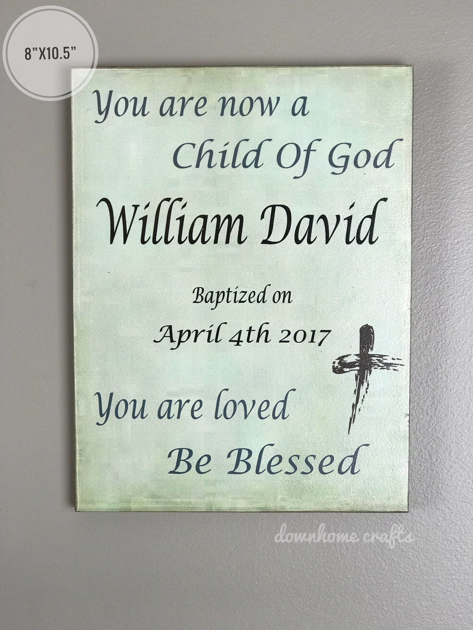 Baptism Sign Religious Keepsake Christening Gift | Etsy