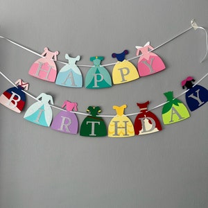 Princess Banner, Princess Dress Banner, Paper Princess Dress, Princess ...
