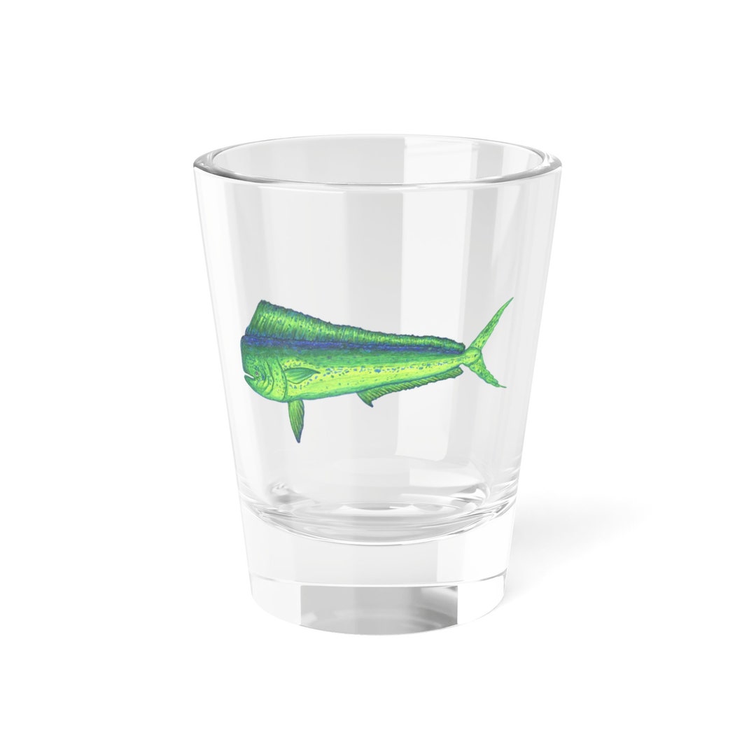 Mahi Mahi Dolphin Fish Shot Glass, 1.5oz - Etsy