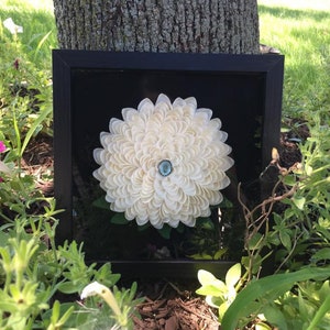 White Cay Cay Seashell Flower Shadow Box (LARGE) - Etsy