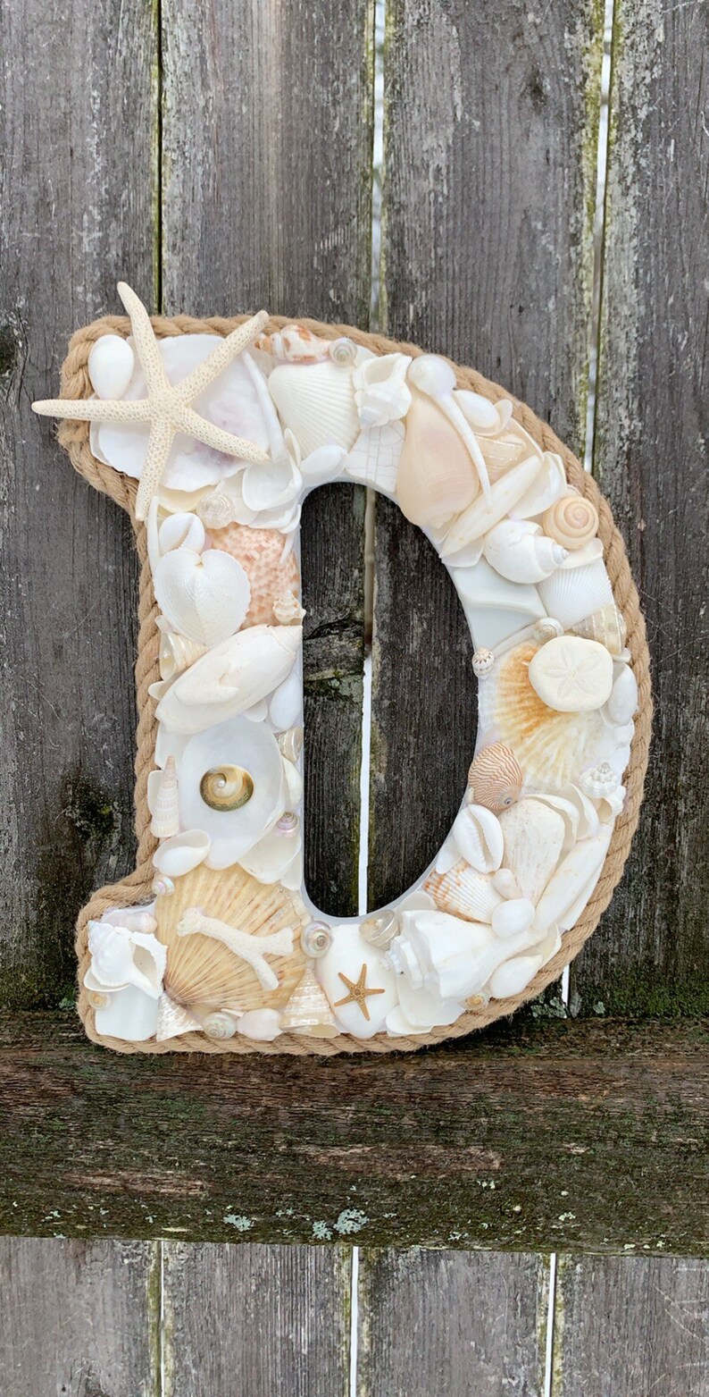 Seashell Letters - Etsy