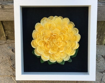 Seashell Flower Shadow Box jingle Seashells | Etsy