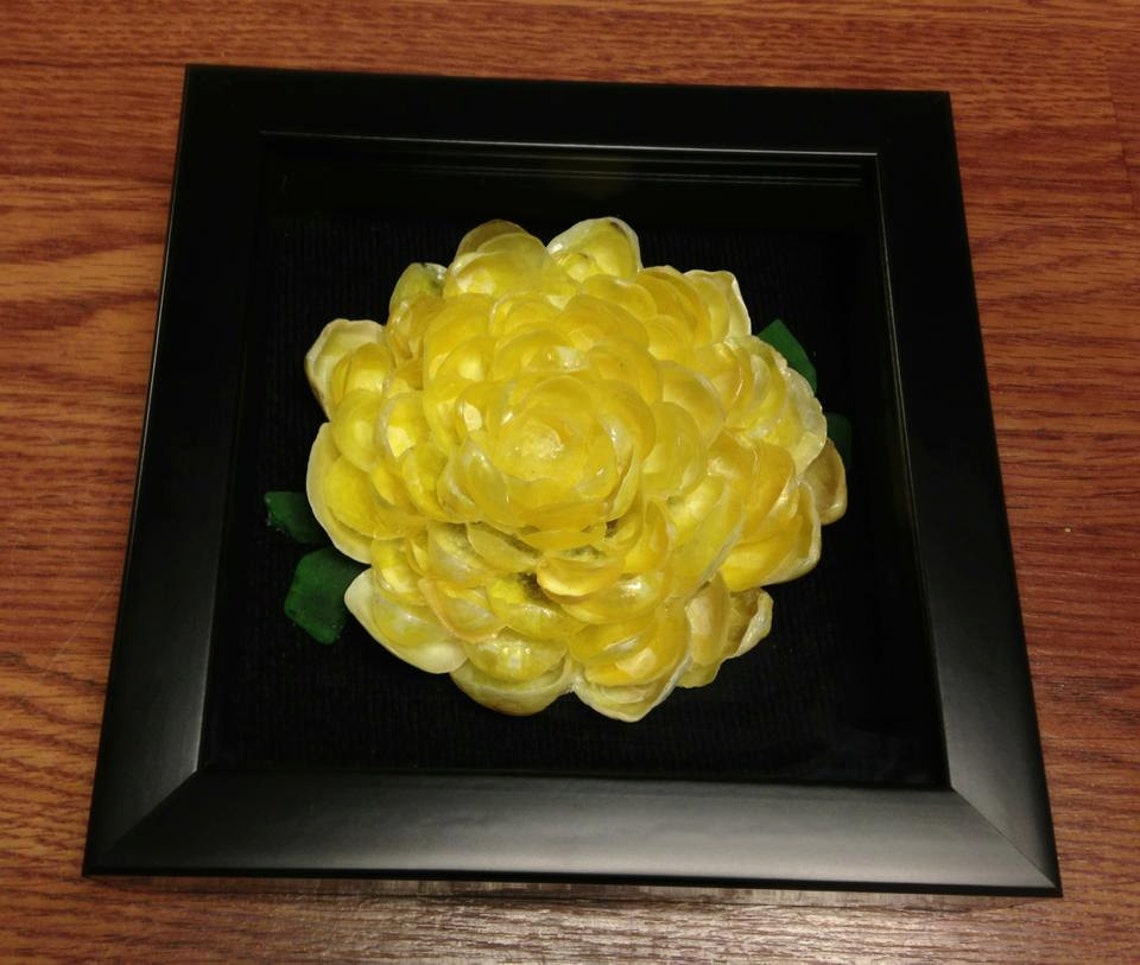 Seashell Flower Shadow Box jingle Seashells - Etsy