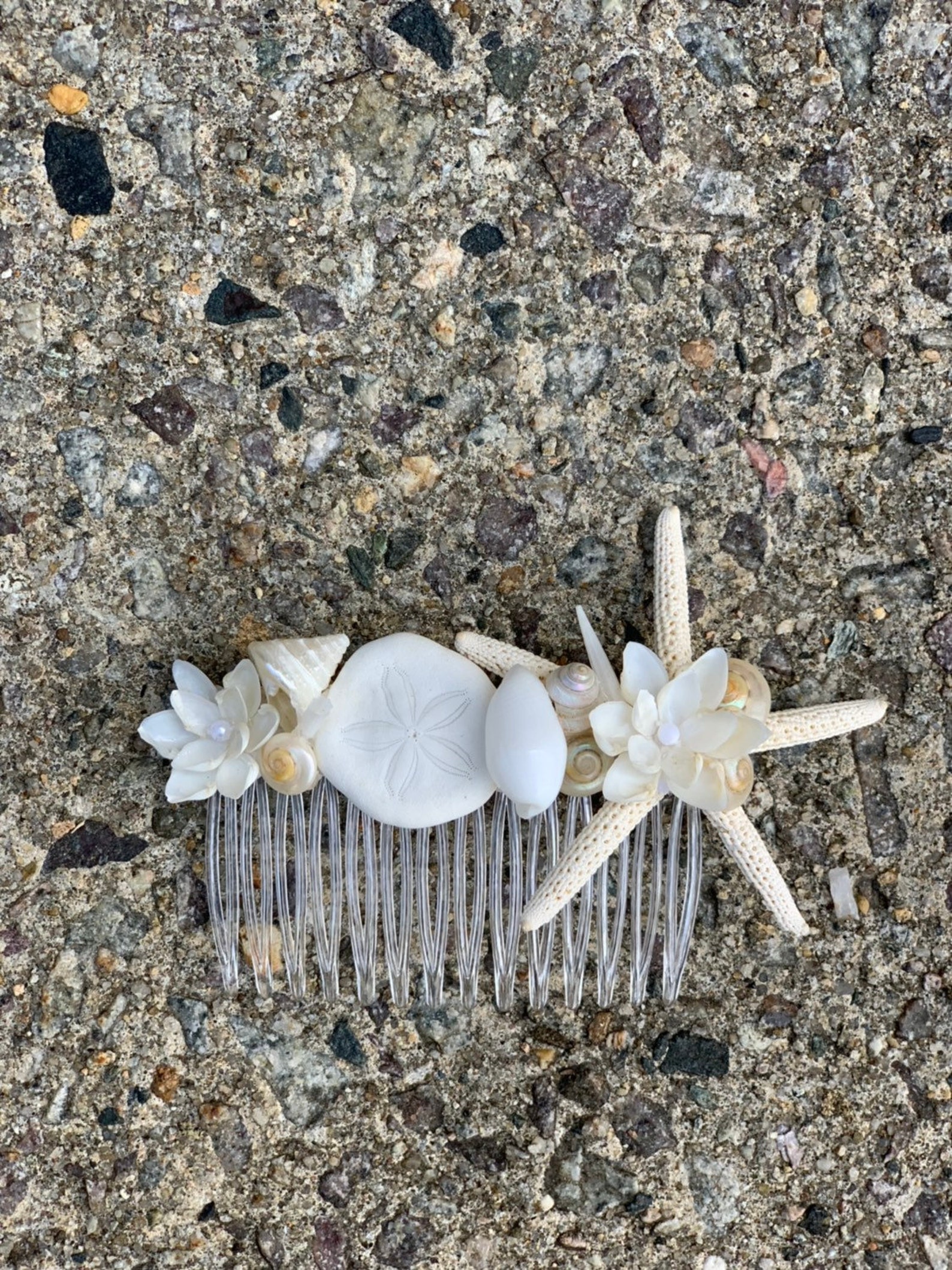 Seashell Bridal Hairpiece/comb - Etsy