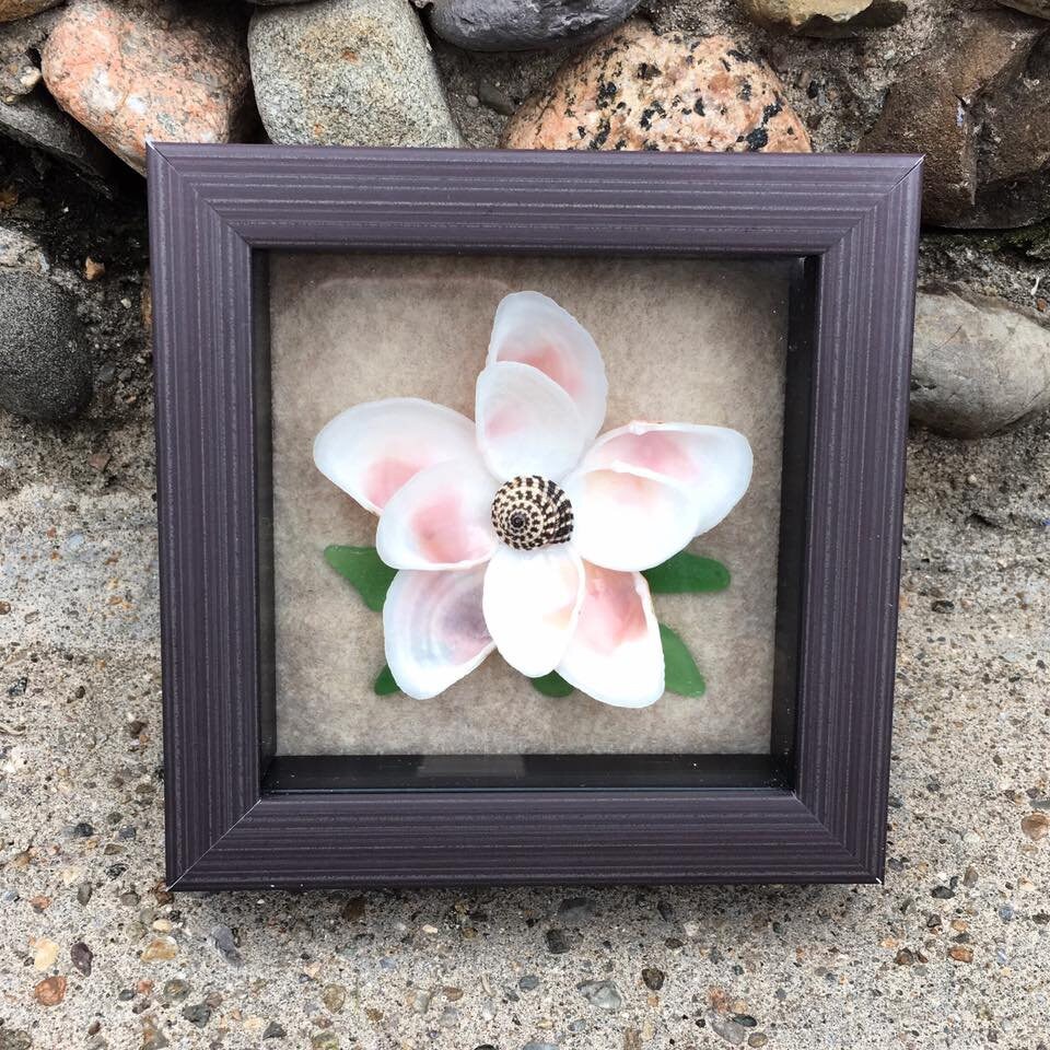 Mini Shadow Boxed Flowers (4" X 4") - Etsy