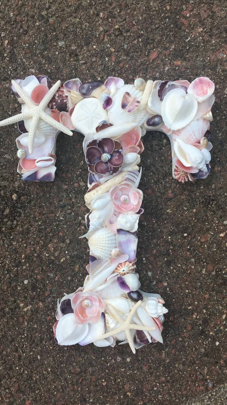 Seashell Letters - Etsy