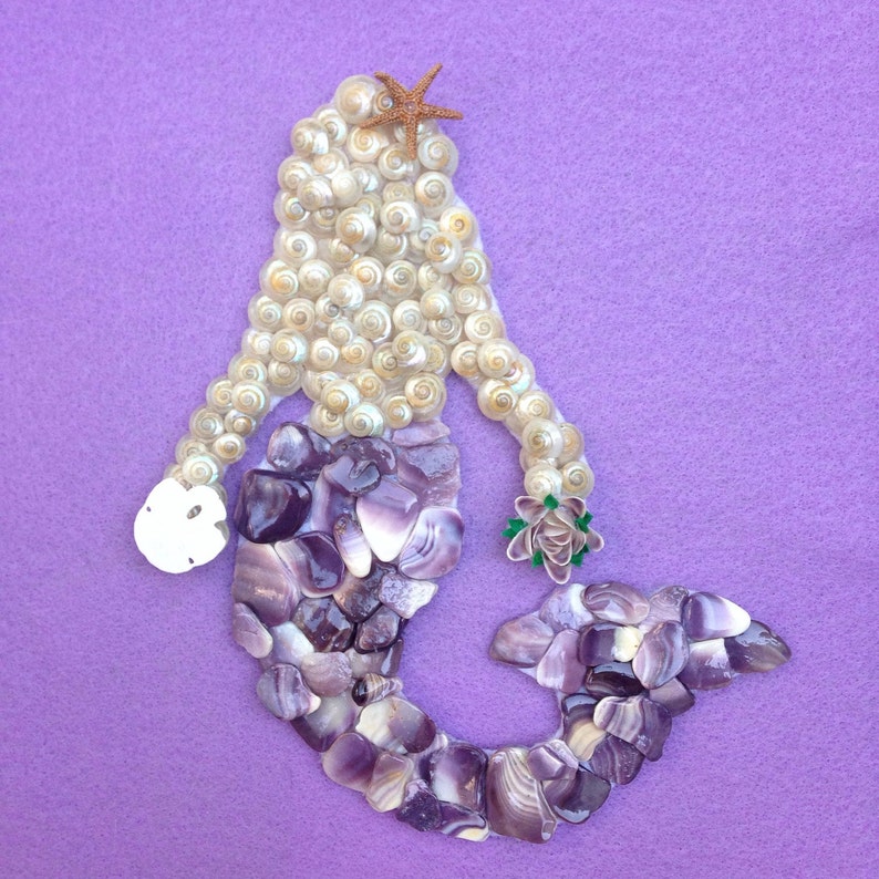 One of a Kind Seashell Mermaid - Etsy