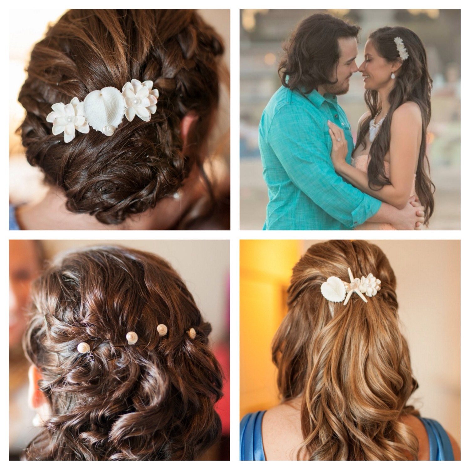 Custom Seashell Bridal Hairpiece/comb - Etsy