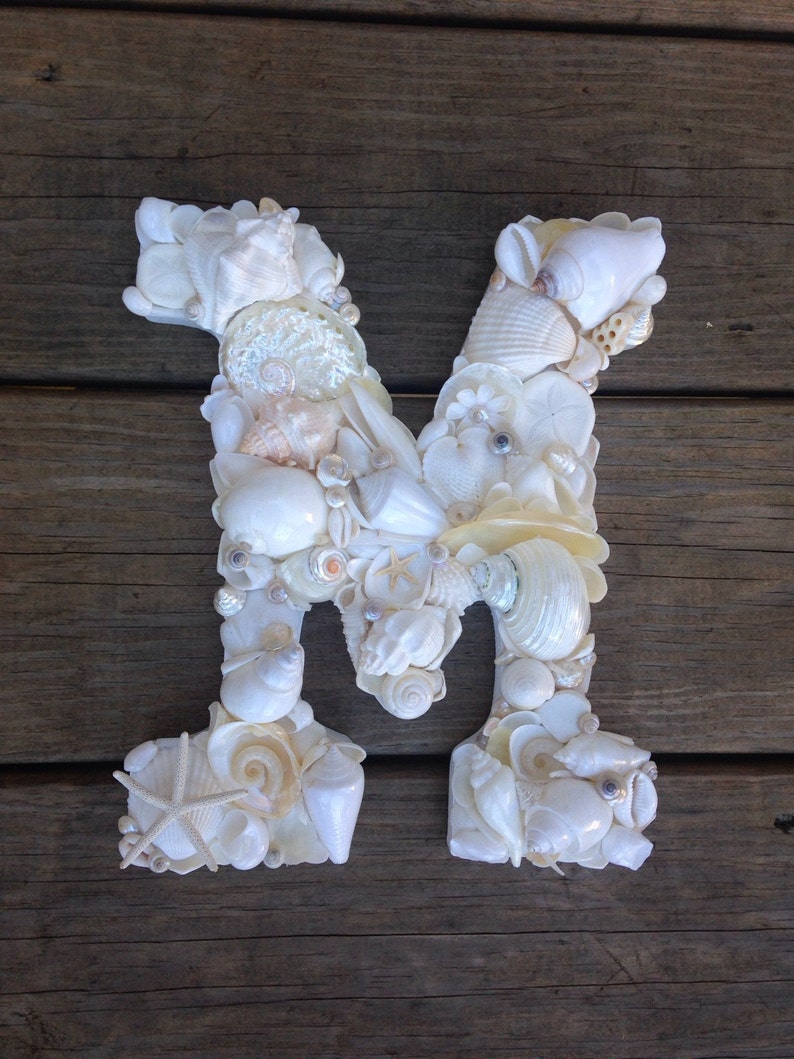 Seashell Letters - Etsy