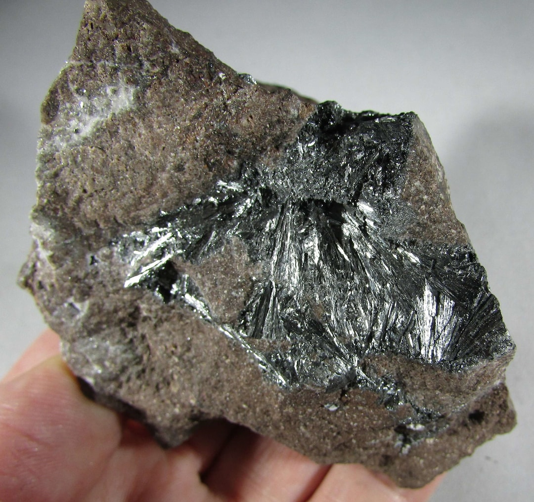 Pyrolusite on Manganese Matrix Transformation & Protection Stone Energy ...